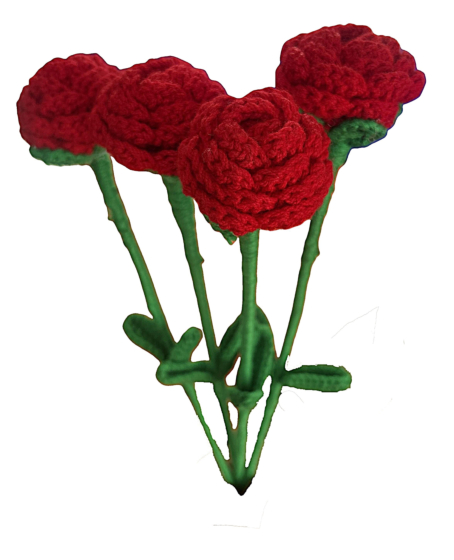 Wool Rose Flowers