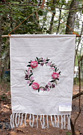 Wall hanger hand embroidery