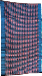 Handmade yarn mat for home