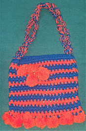 Multicolour Handmade Woolen Purse