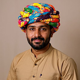 Buy Rajasthani Gol Safa Online