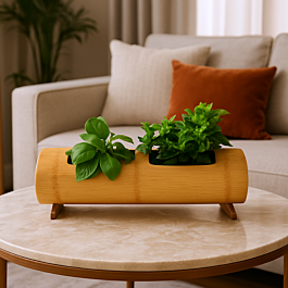 Order Handmade Bamboo Hanging Planter Online