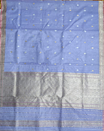 Banarasi Mini Butidar Saree Cotton by Silk Violet
