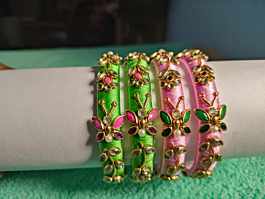 Silk Thread Bangles, Handmade Bangles, Handmade Silk Thread Bangles ...