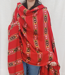 Women's Red Shawl