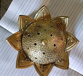 Handmade Metal doop batti box