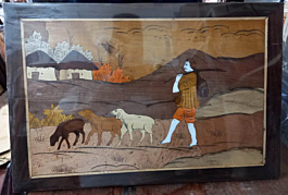 Rose Wood Wall Panel