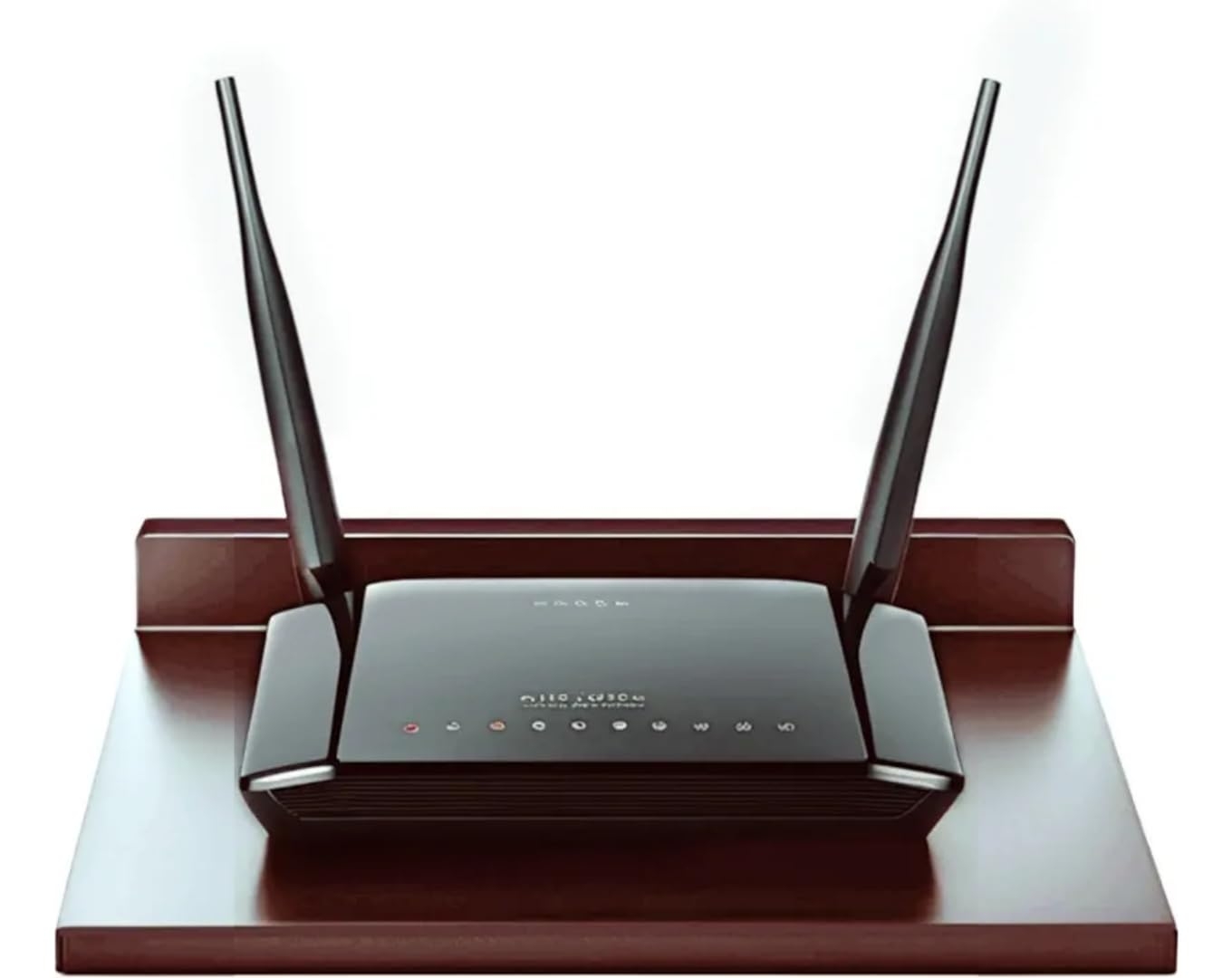 Set top Box Stand WiFi Router Holder Wooden Wall Shelves Setup Box ...