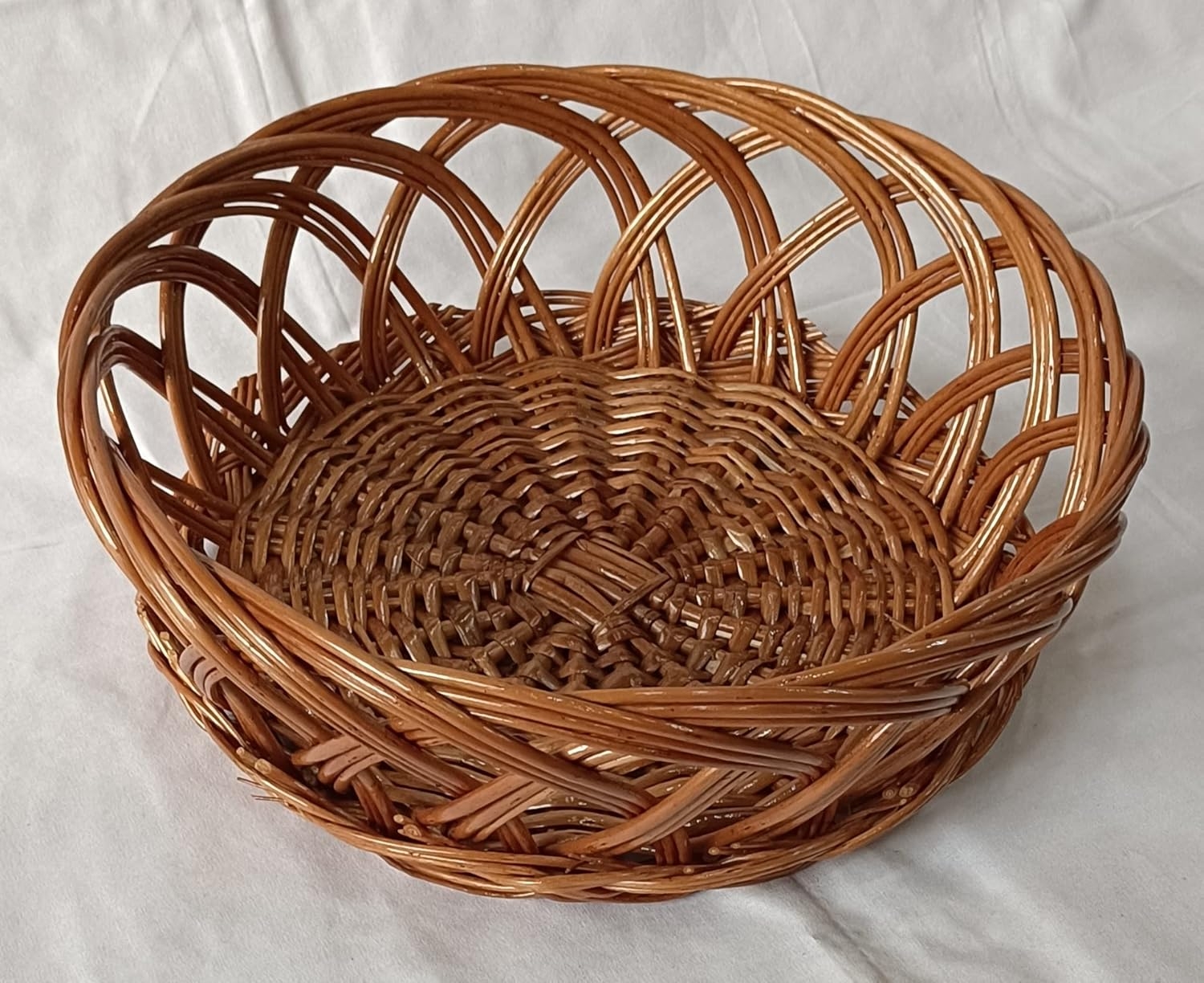 Cane Bamboo Basket | Fruit | Vegetable | Kitchen | Chapati Basket ...